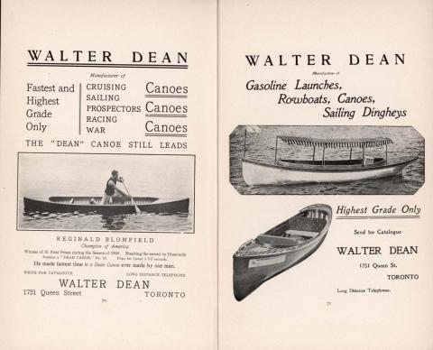 Walter Dean | Wooden Canoe Museum